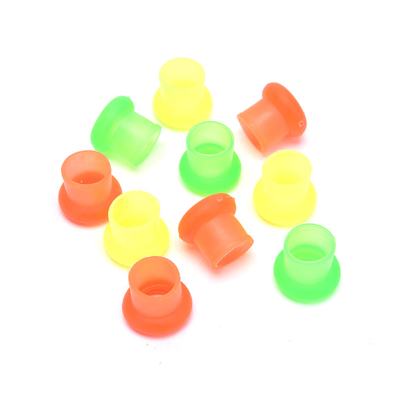 Extra Sweet 10Pcs Rubber Fishing Rod Clip O-shaped Anti-skid Ring ...