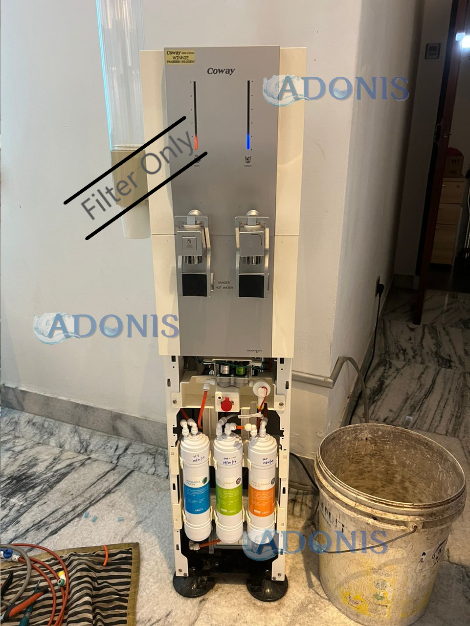 Coway sally korea water filter plug & play halal | Lazada