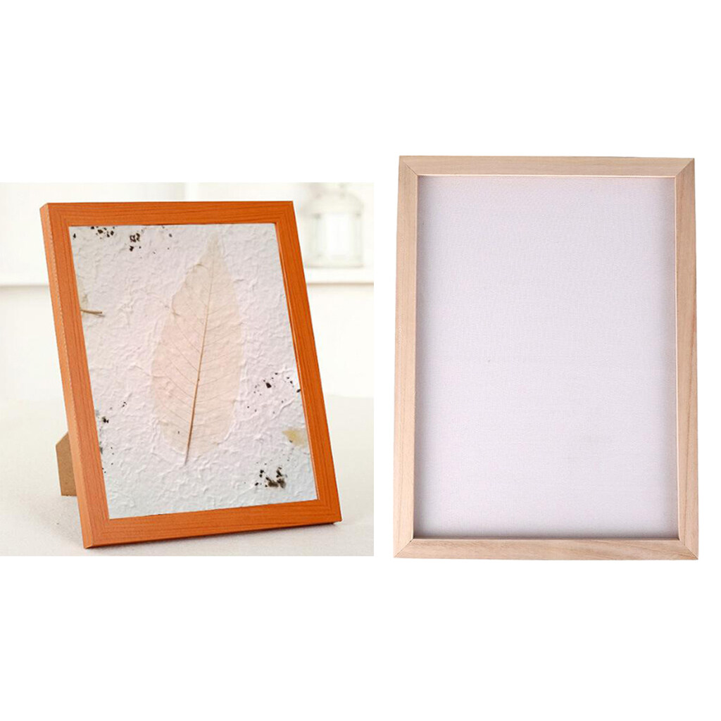BolehDeals Retro Traditional Wooden Paper Making Mold Frame Screen ...