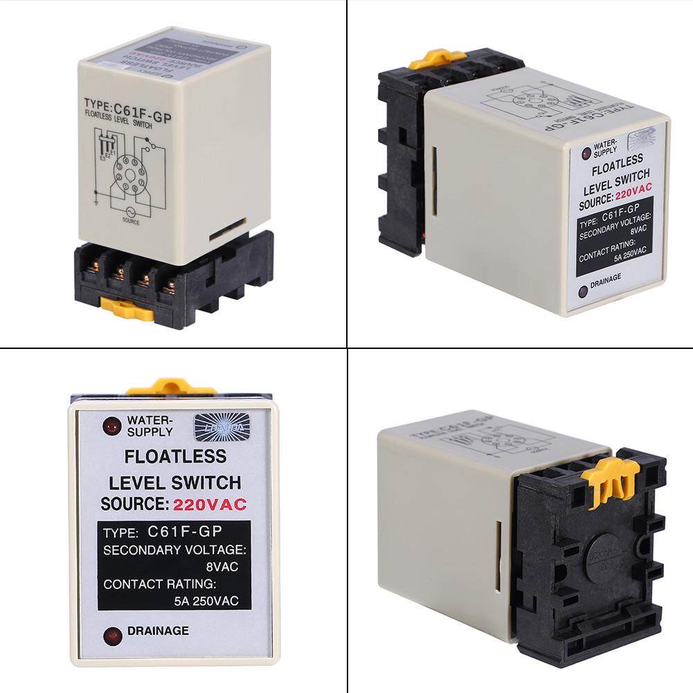 C61F-GP AC220V 50/60Hz floatless Level Switch Controller พร้อมฐาน - Jianak - ThaiPick