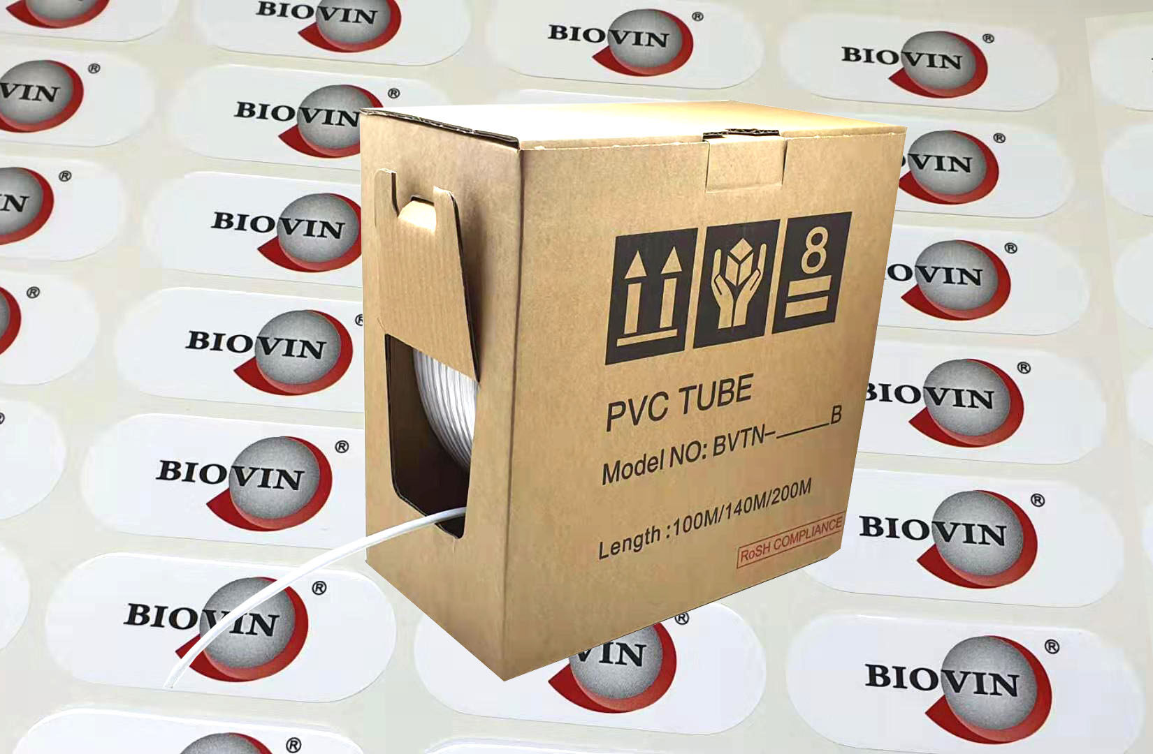 Biovin PVC Marking Tube ID 3.6 mm 200 M length for Biovin, MAX LETATWIN ...