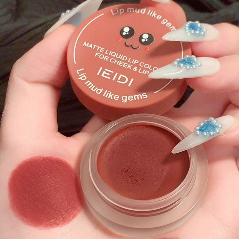 IEIDI กระป๋องลิปโคลน3สีพื้นผิวเรียบมีลิปสติก Rich สีริมฝีปากกลอสสวย ...