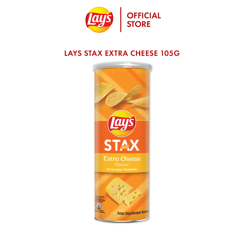 Lay's Stax Extra Cheese 105g | Lazada