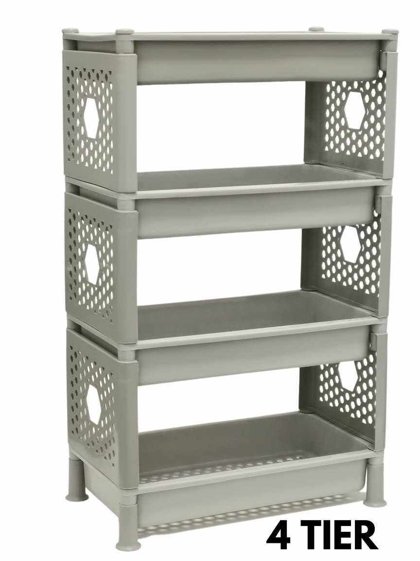 Rak Plastik Serbaguna Bertingkat Segi Empat Rak/Stackable Rectangle ...