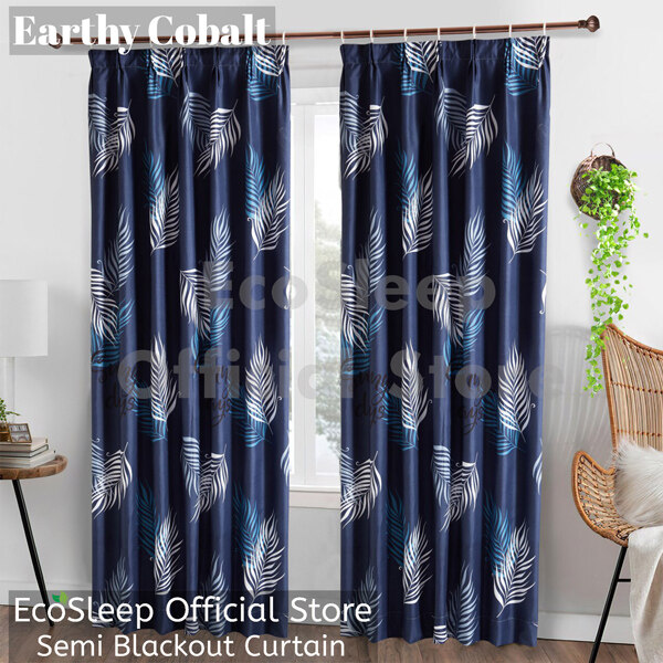 ECOSLEEP Modern Design Langsir Curtain Semi Blackout Langsir Tingkap ...