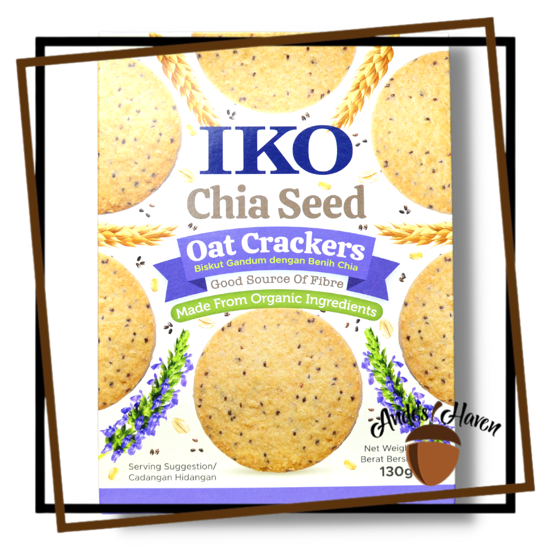 【IKO】Organic Oat Crackers - 130g | Lazada