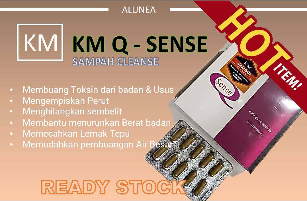 Ready Stock Kak Km Q Sense Produk Sampah Cleanse Lazada