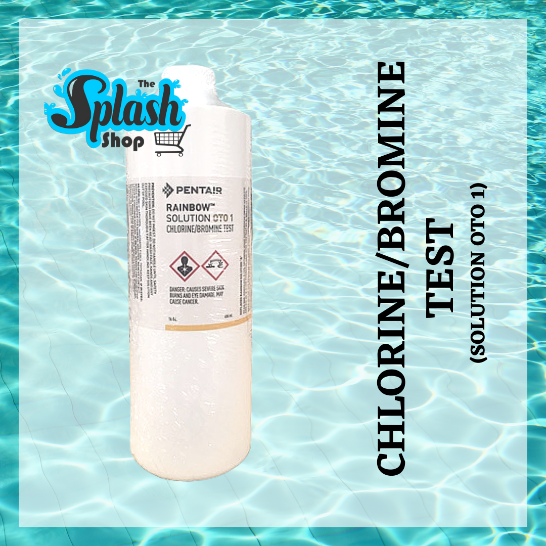 𝐒𝐏𝐋𝐀𝐒𝐇 - SWIMMING POOL TEST KITS SOLUTION (PENTAIR OTO BROMINE 480ML ...