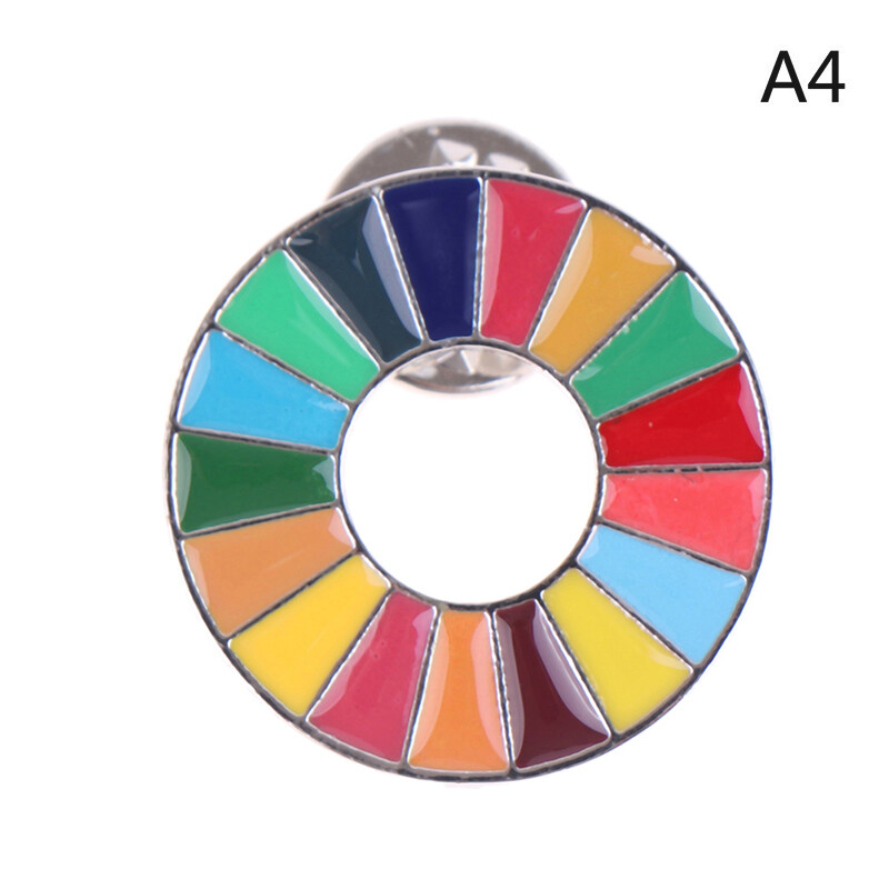 SUTAI Enamal 17 Colors Sustainable Development Goals Brooch United ...