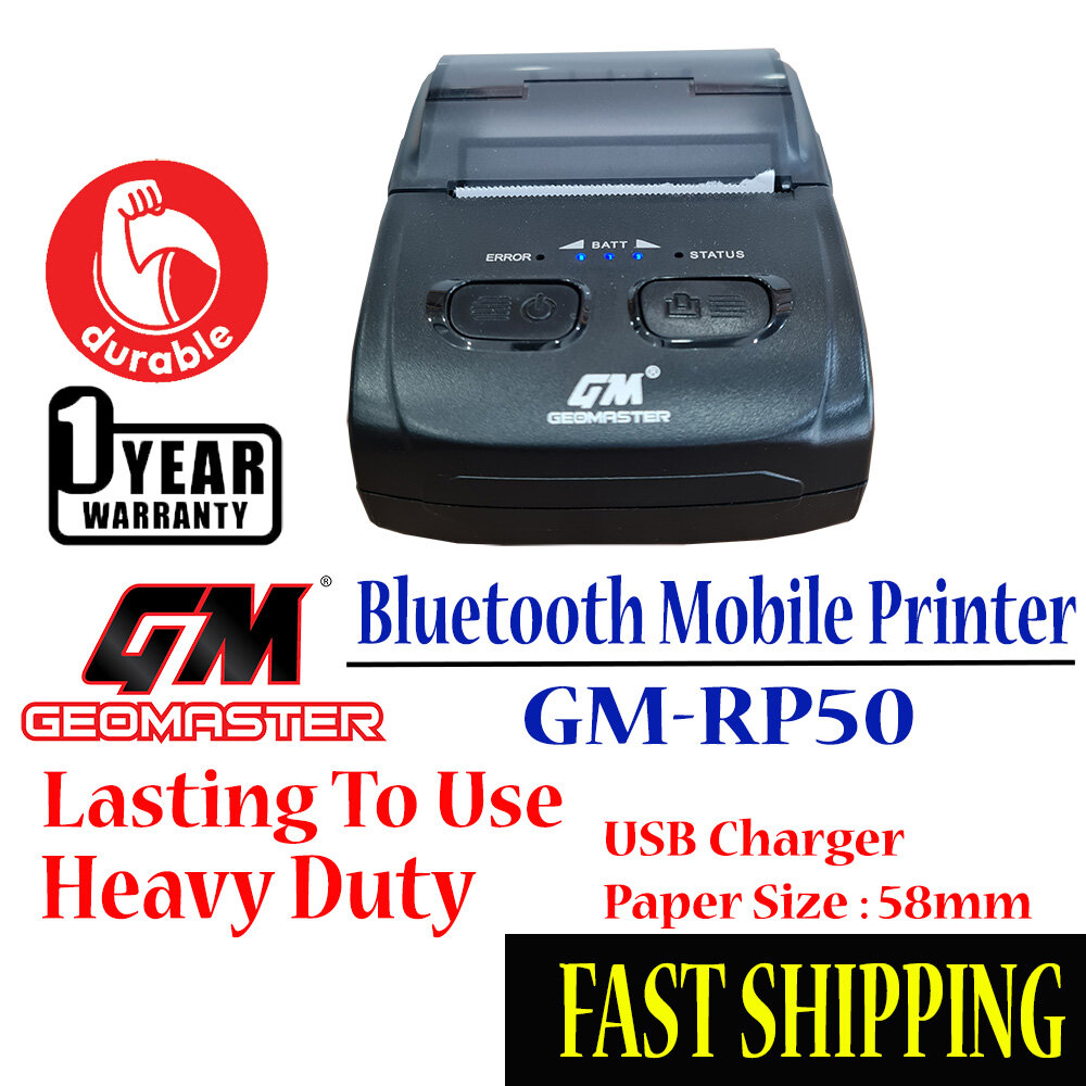 Geomaster Bluetooth Thermal Printer Receipt Printer , Mobile Printer ...