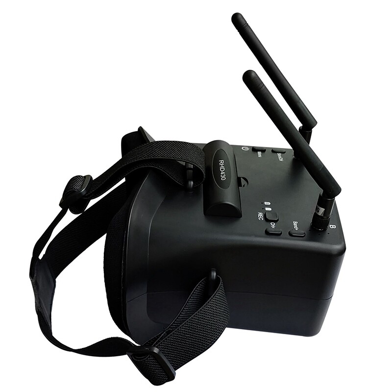 5.8Ghz Mini FPV Goggles 4.3 Inch 40CH FPV Video Headset Glasses 800X480 ...