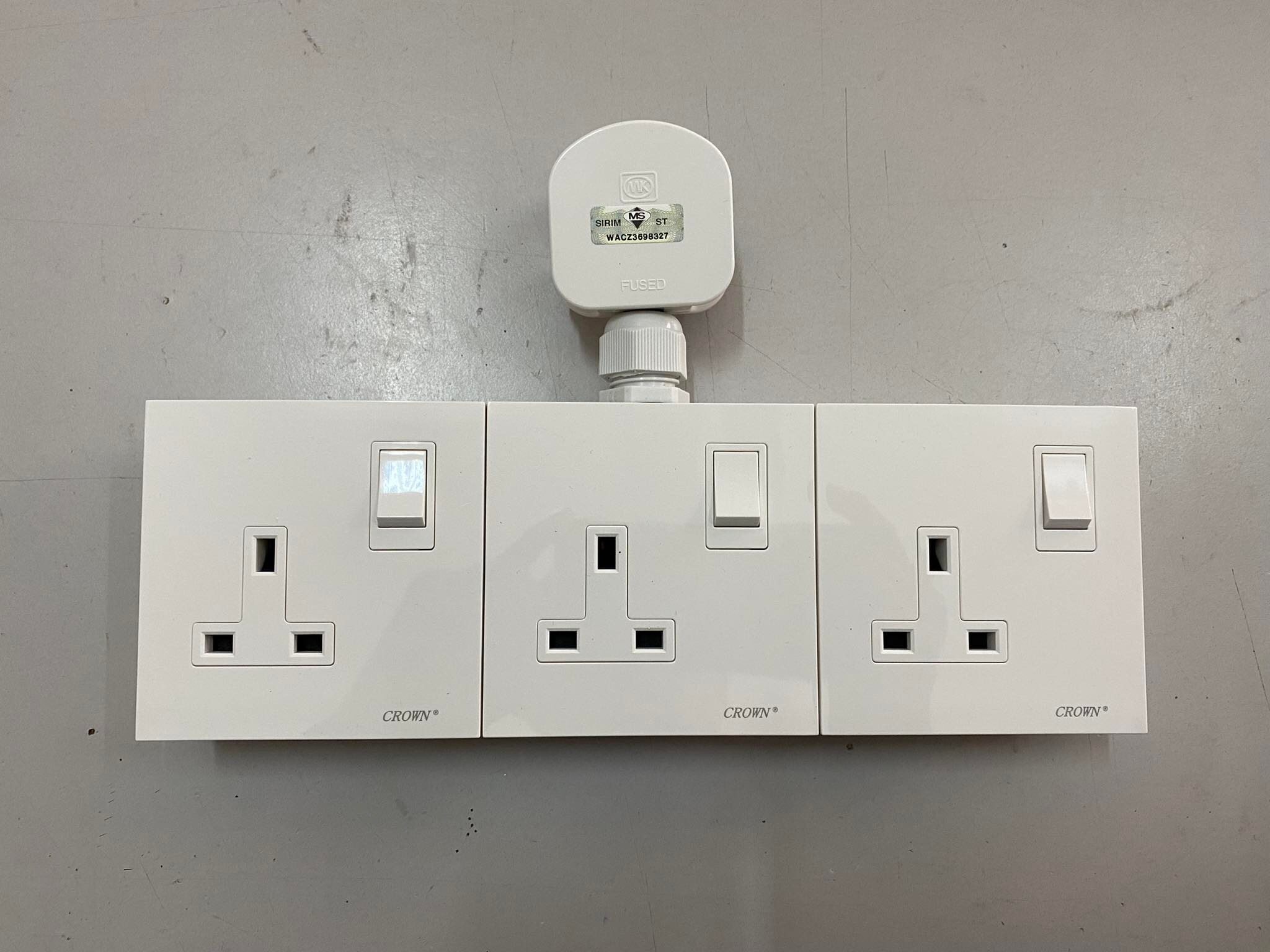 (READY STOCK) HEAVY DUTY 2GANG AND 3GANG EXTENSION WALL SOCKET ...