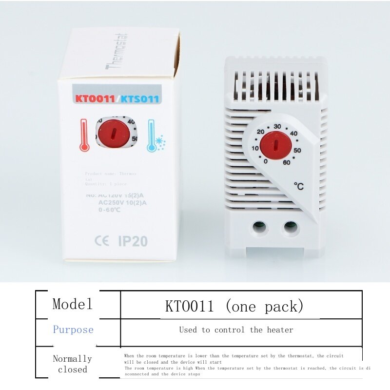 Temperature control KTO011 thermostat mechanical switch ShiKong KTS011 fan control cabinet put ...