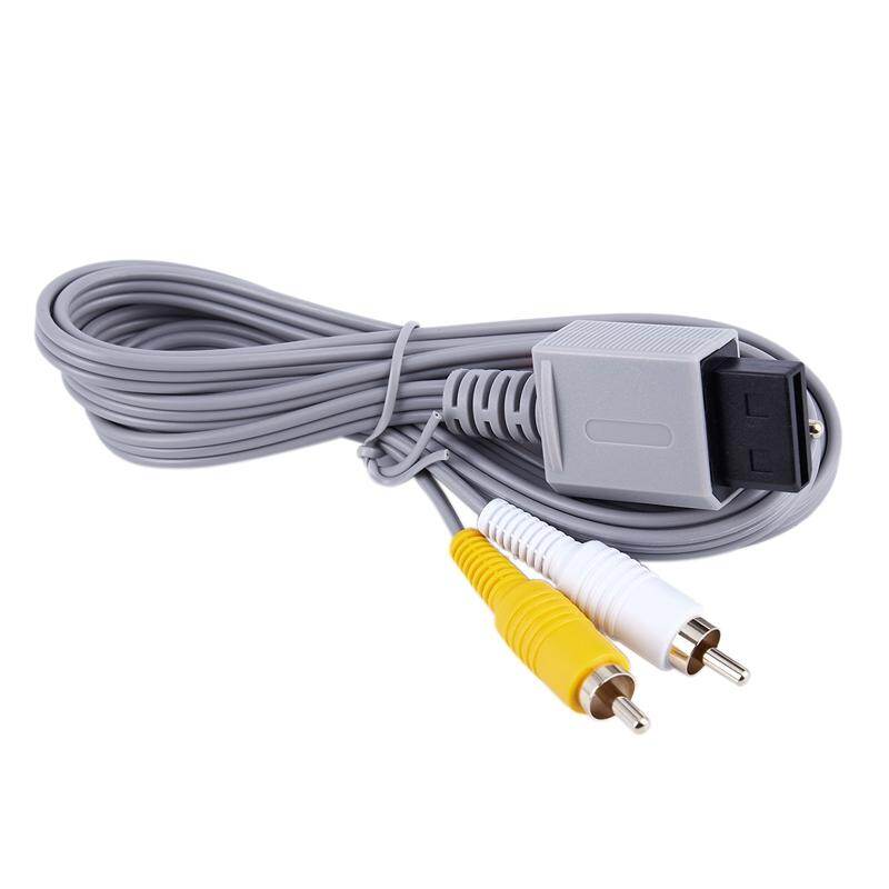 Audio Video AV Composite 3RCA Cable Cord Connector for Nintendo Wii ...