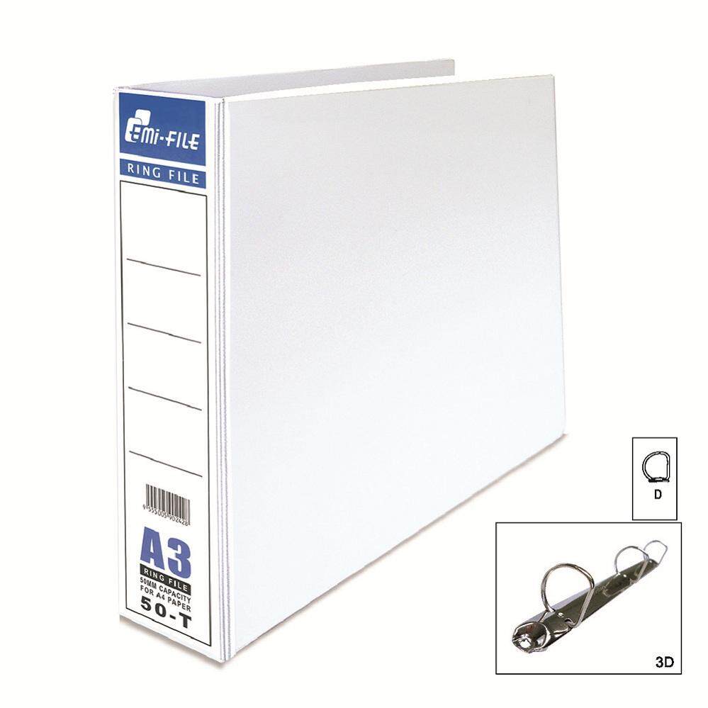 EMI 50MM A3 3D Ring File / 15 pcs | Lazada