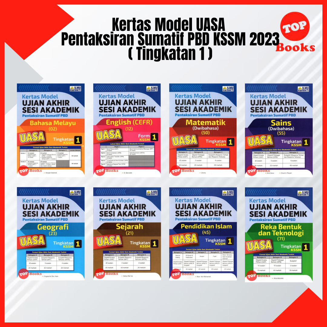[topbooks Ilmu Bakti] Buku Latihan Kertas Model Uasa Pentaksiran