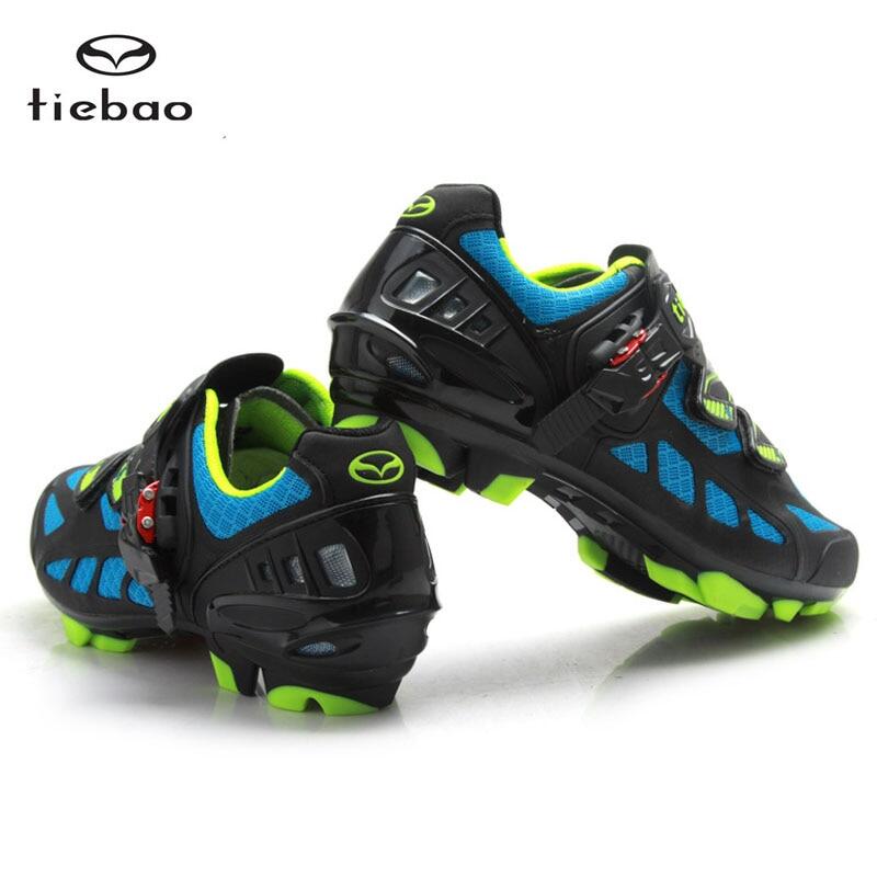 Tiebao จักรยานรองเท้า MTB จักรยานรองเท้ารองเท้าระบายอากาศลื่นภูเขาล็อคตัวเองรองเท้าขี่จักรยาน ...