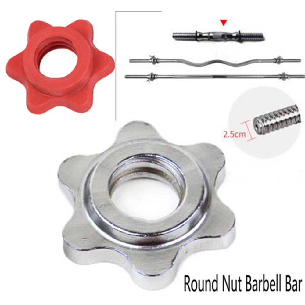Emiif Barbell Bar Spin Lock Screw Dumbbell Bar Lock Collars เพาะกาย ...