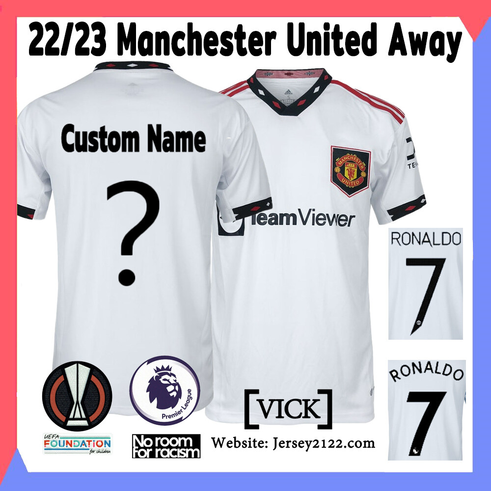 Man United Jersey 22/23 Away Jersi 2022เสื้อฟุตบอลผู้ชาย MU Ronaldo ...