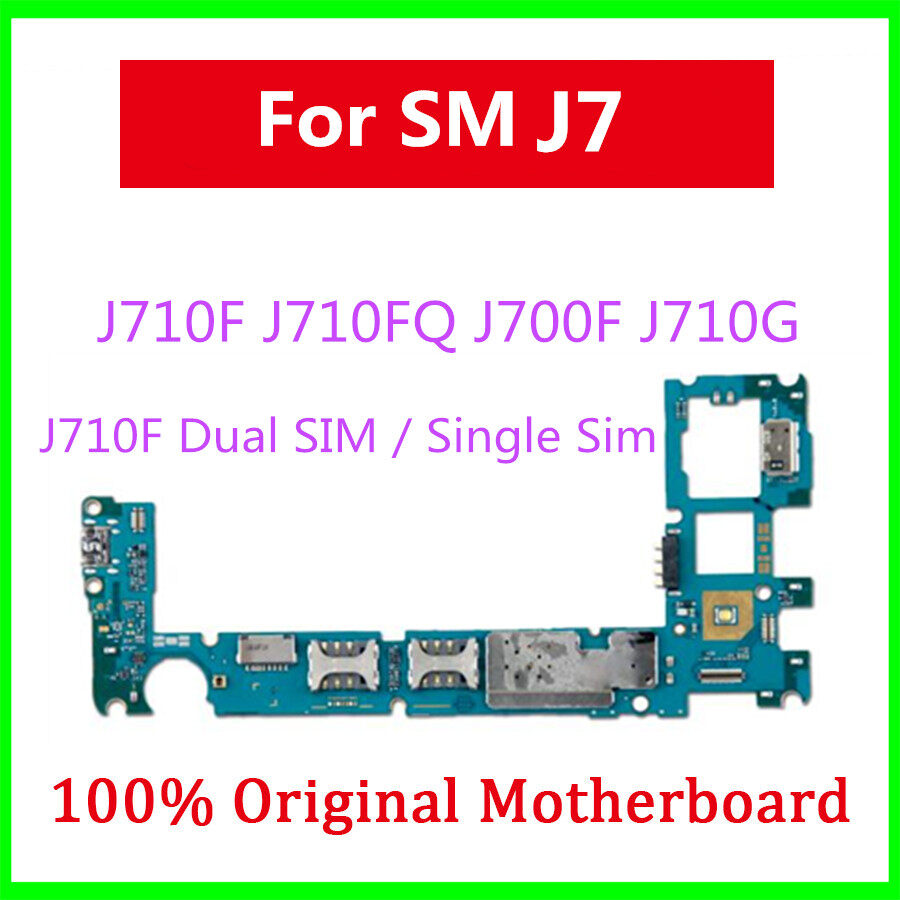 เมนบอร์ดต้นฉบับสำหรับ Samsung Galaxy J7 J710F J710FQ J730F J7008 ...