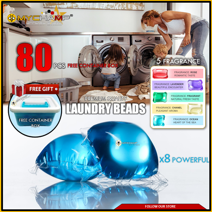 [MYC] Laundry Liquid Detergent Beads Japanese Condensation Beads Fresh ...