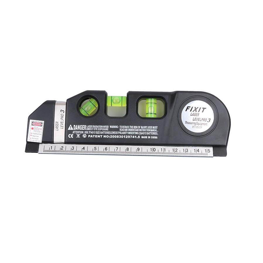 Multipurpose Level Laser Horizon Vertical Measure Tape Horizontal Ruler ...