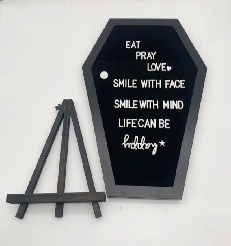 Gothic Decorative Message Board Creepy Gift Ghost Message Board Black ...