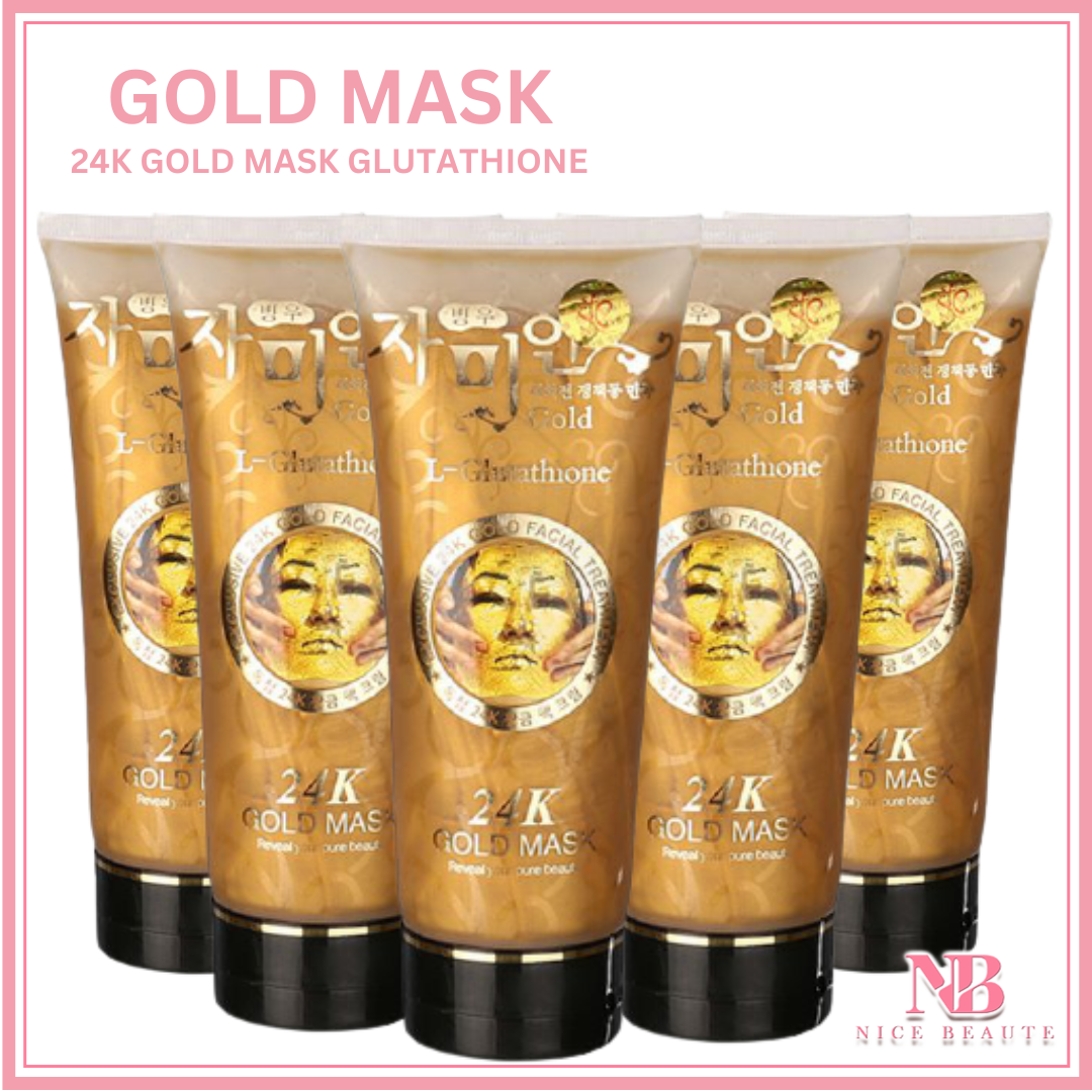 24K GOLD MASK L-GLUTATHIONE PEEL OFF MASK 220ML | Lazada