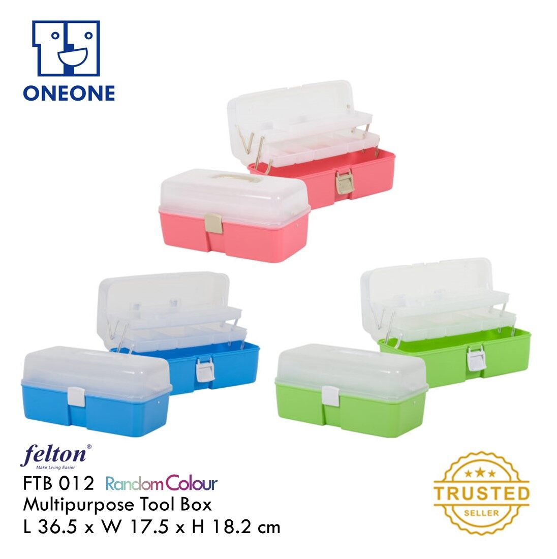 FTB 012 Multipurpose Tool Box - Felton | Lazada