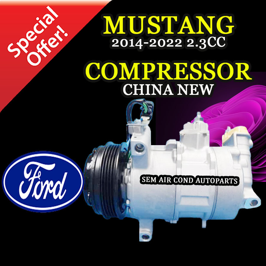FORD MUSTANG 2014-2022 2.3CC 6SBH14C 4PK CHINA NEW COMPRESSOR ...