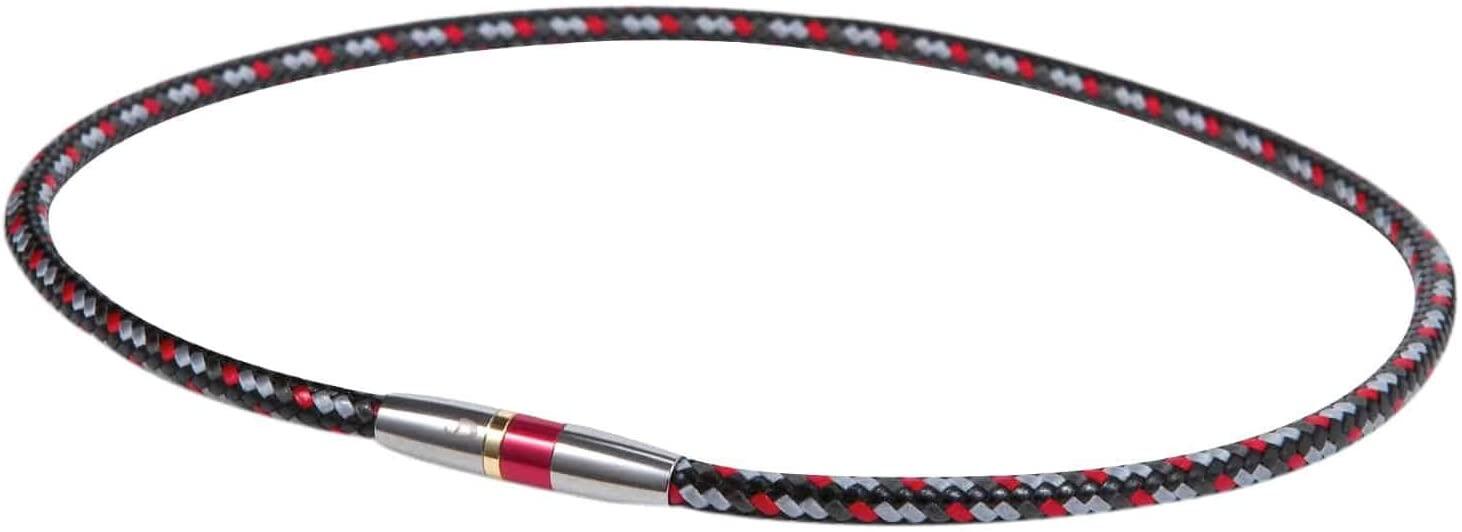 Phiten Necklace RAKUWA Neck X50 High End III 50cm /Japanese domestic ...