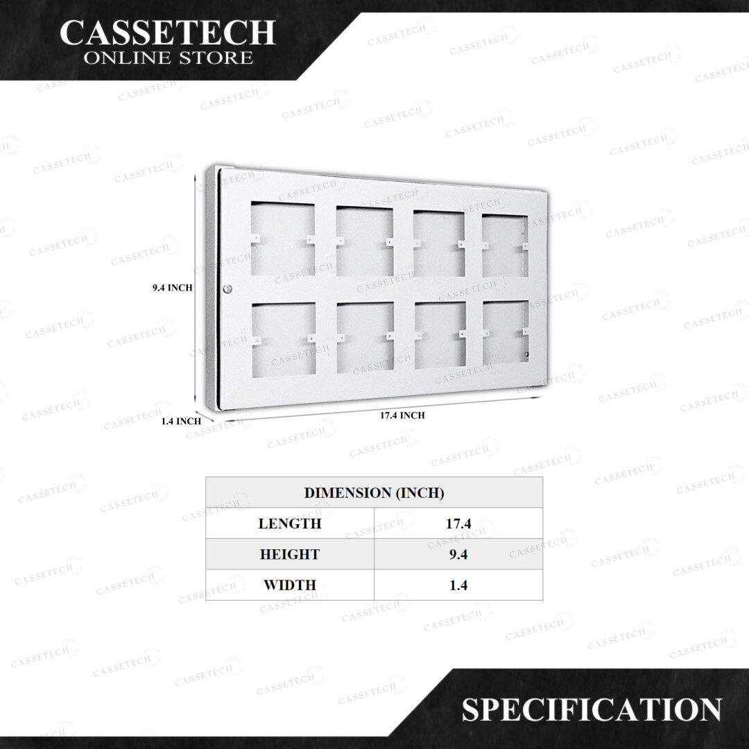 8 SWITCHES METAL BOX SWITCH SOCKET 4S 6S 8S 10S WAY ELECTRICAL CENTER ...