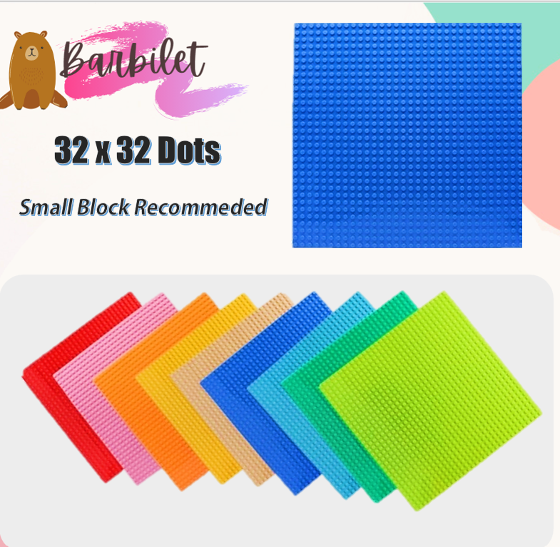 Building Blocks Baseplate Plastic Blocks Base Plates Small Lego 32x32 ...