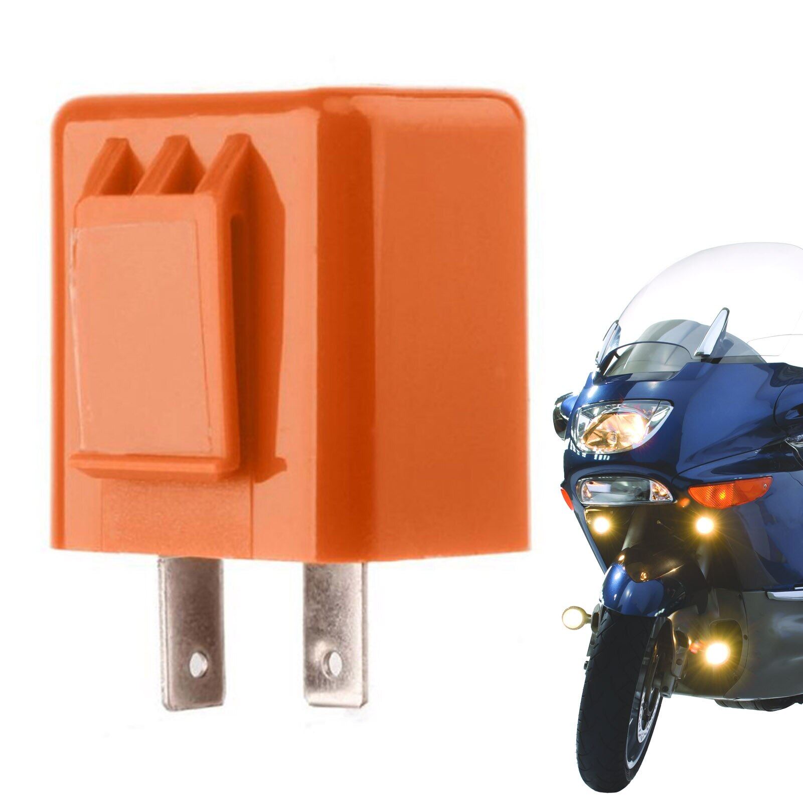 Electronic Led Flasher Relay 2 Pin Blinker Flasher Relay For Motorcycle ...