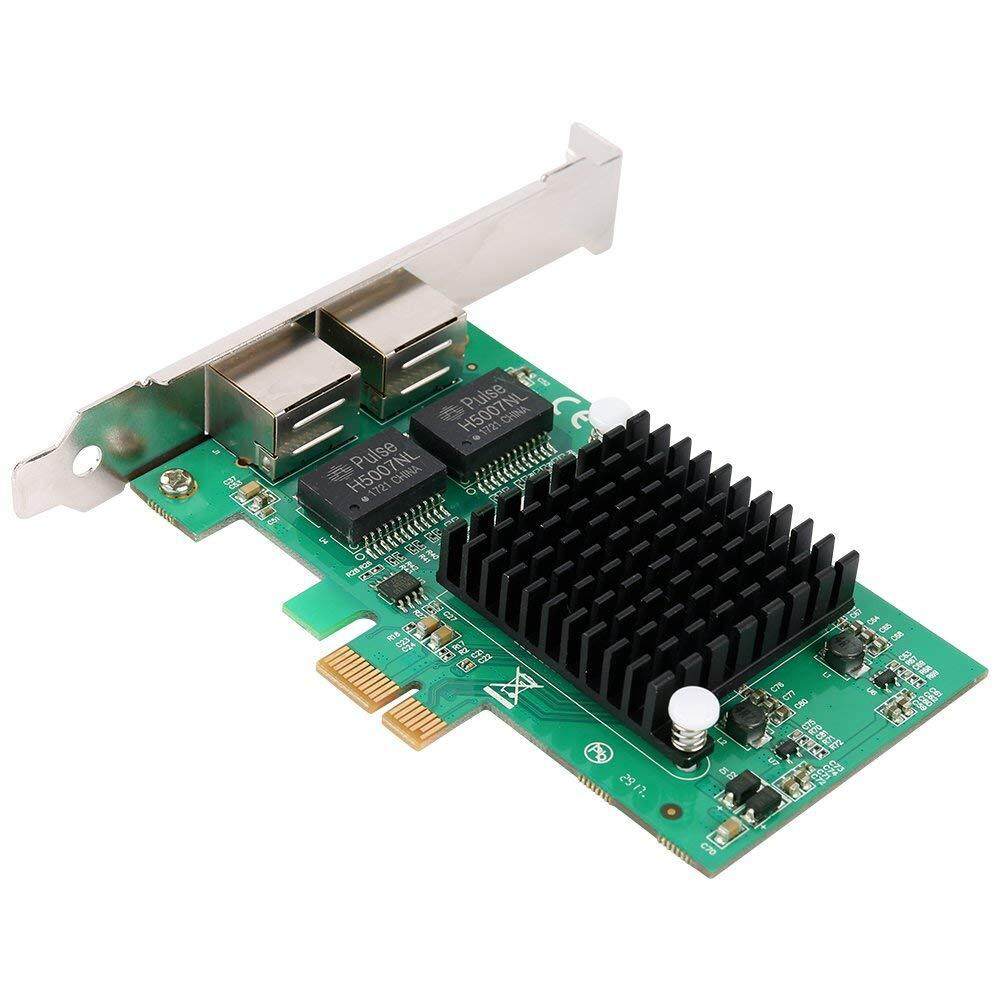 Gigabit Ethernet Pci-E Network Controller Card 10/100/1000Mbps, Rj45 X2 ...