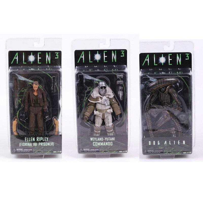 NECA ALIEN 3 Ellen Ripley สุนัข Weyland Yutani หน่วยคอมมานโด PVC ตุ๊กตา ...