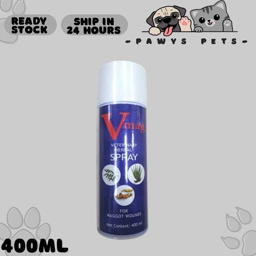 Vmag Veterinary Herbal Spray for Maggot Wounds 400ML 兽医草药喷雾 | Lazada