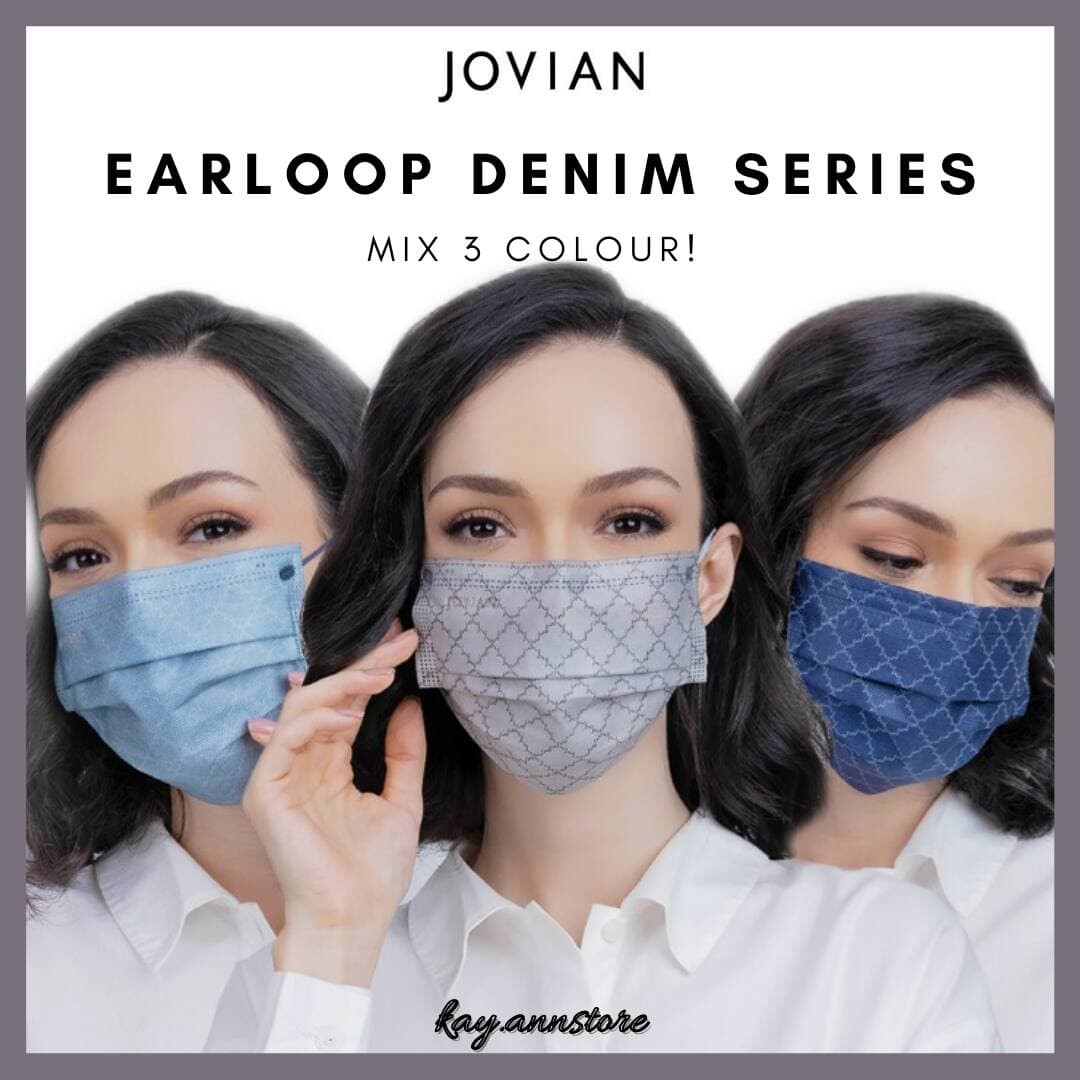 Jovian Disposable 3Ply Earloop Mask 10pcs/Box 30pcs (ORIGINAL) | Lazada
