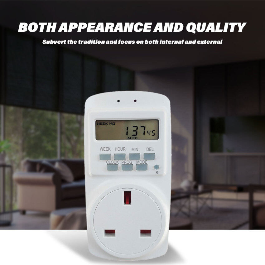 Timer Socket Circulation Smart Timer Countdown Switch Home Time Controller-British Standard | Lazada