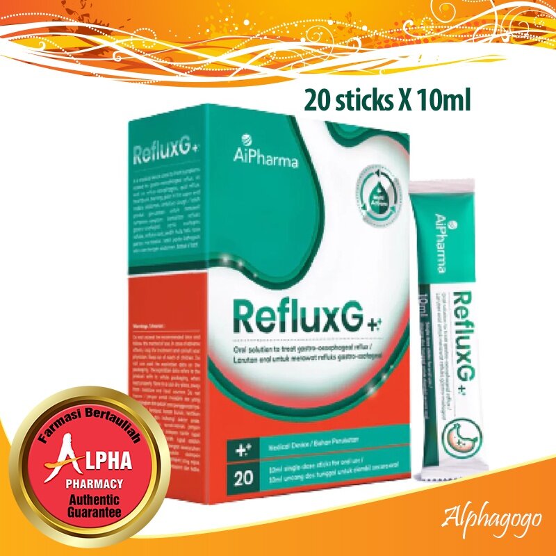 AiPharma RefluxG Multi Action Sachet (10ml x 20 Sticks) | Lazada