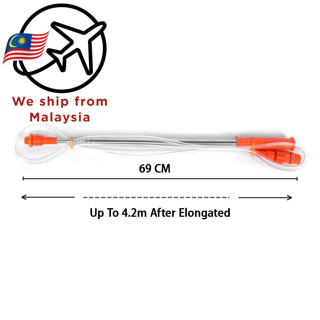 4.2m 4.9m Batang Pam Racun Retractable Lance Sprayer Rod Spraying Rod ...