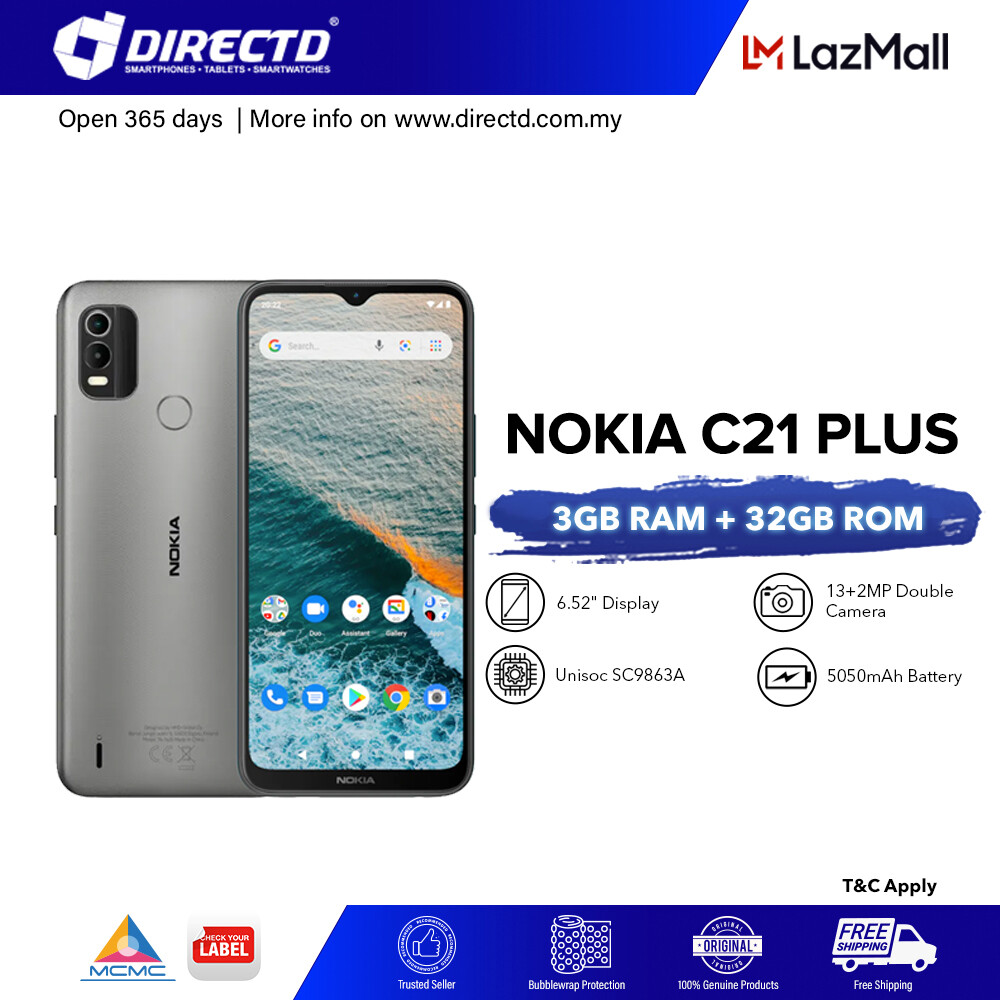 Nokia C21 Plus Price in Malaysia & Specs - RM339 | TechNave