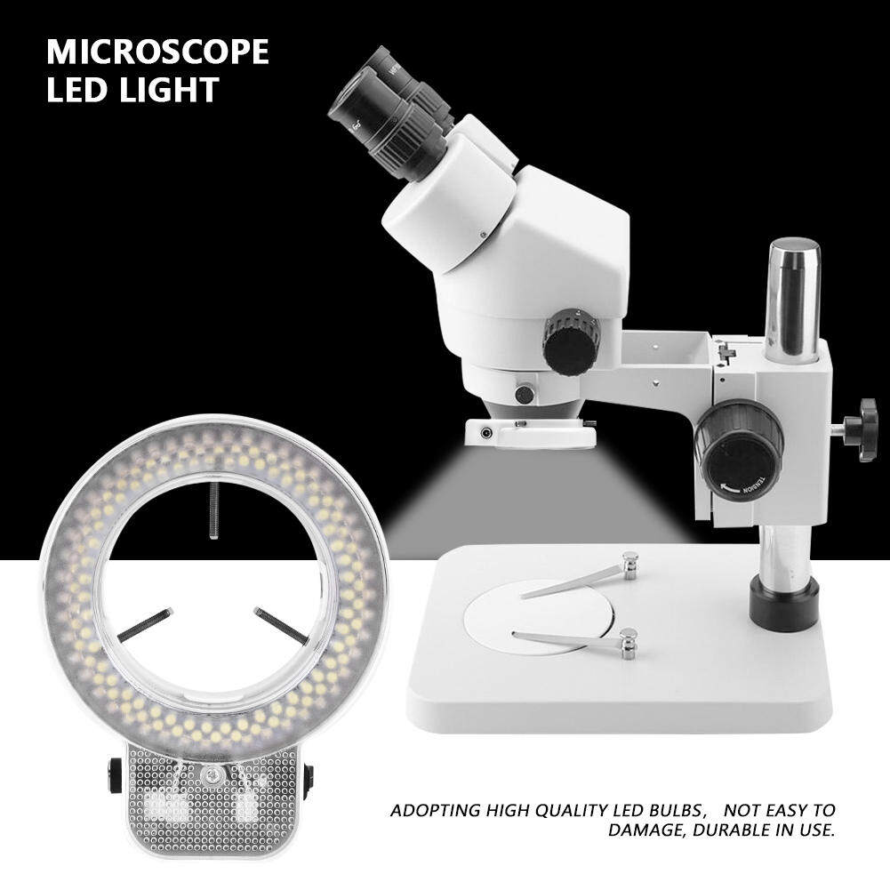 Microscope Camera 144 LED Beads Light Source Brightness Adjustable Ring ...