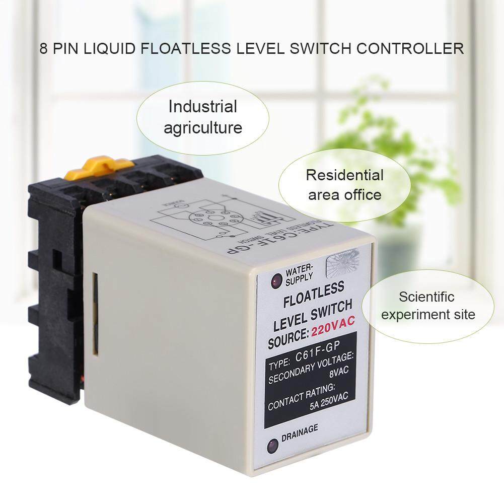 C61F-GP AC220V 50/60Hz floatless Level Switch Controller พร้อมฐาน - Jianak - ThaiPick