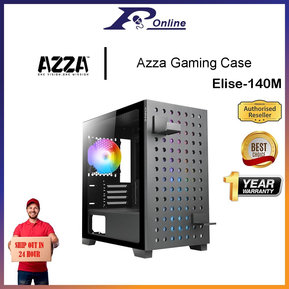 Azza Elise-140M ARGB Gaming mATX Computer Case | Lazada