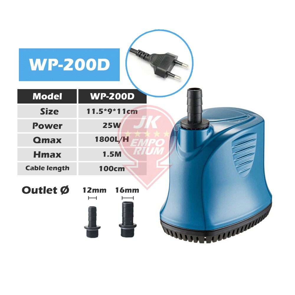 Sobo Submersible Water Pump Low Water Level WP 100D 200D 300D 500D 600D ...