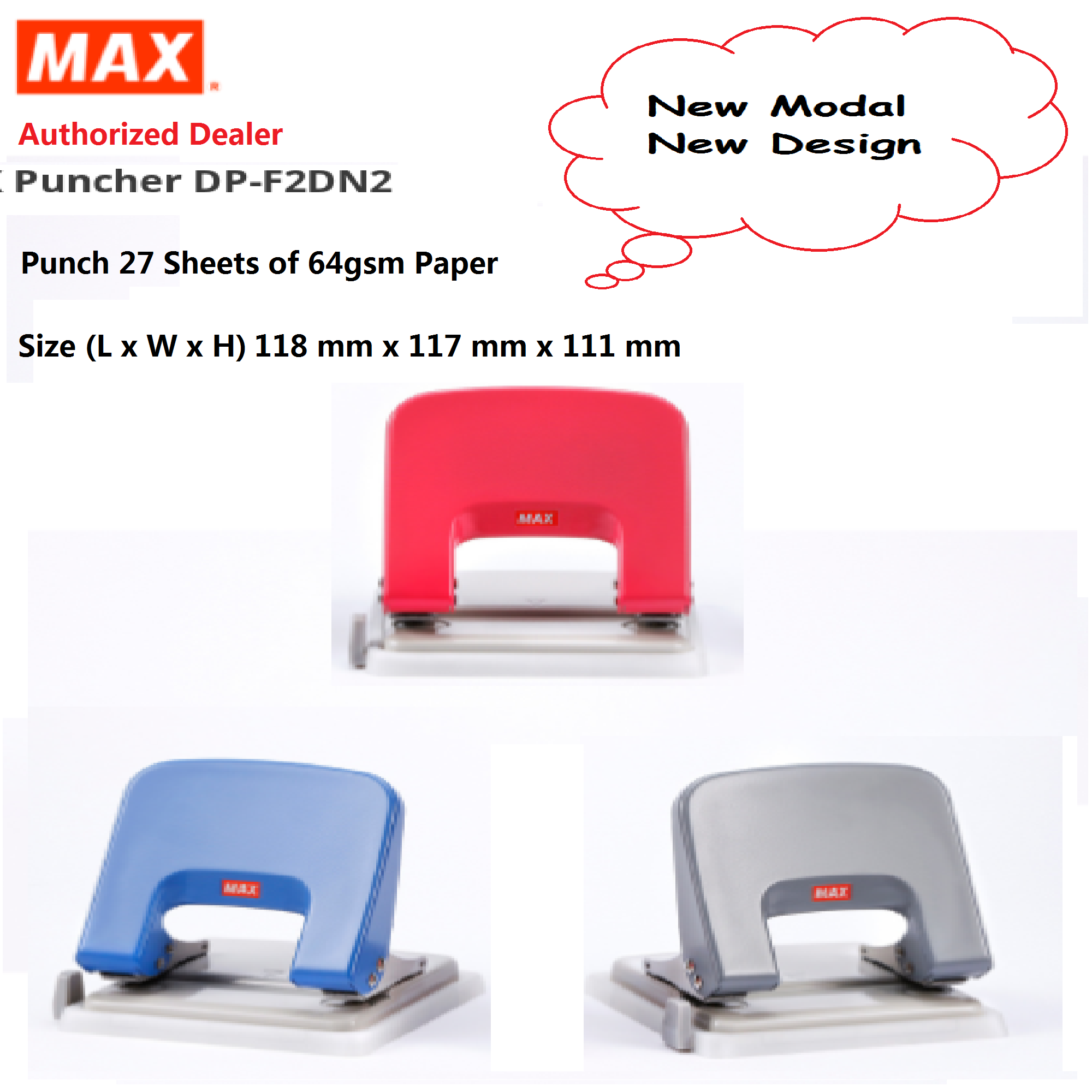 MAX PUNCHER DP-F2DN2 (D Type) | Lazada