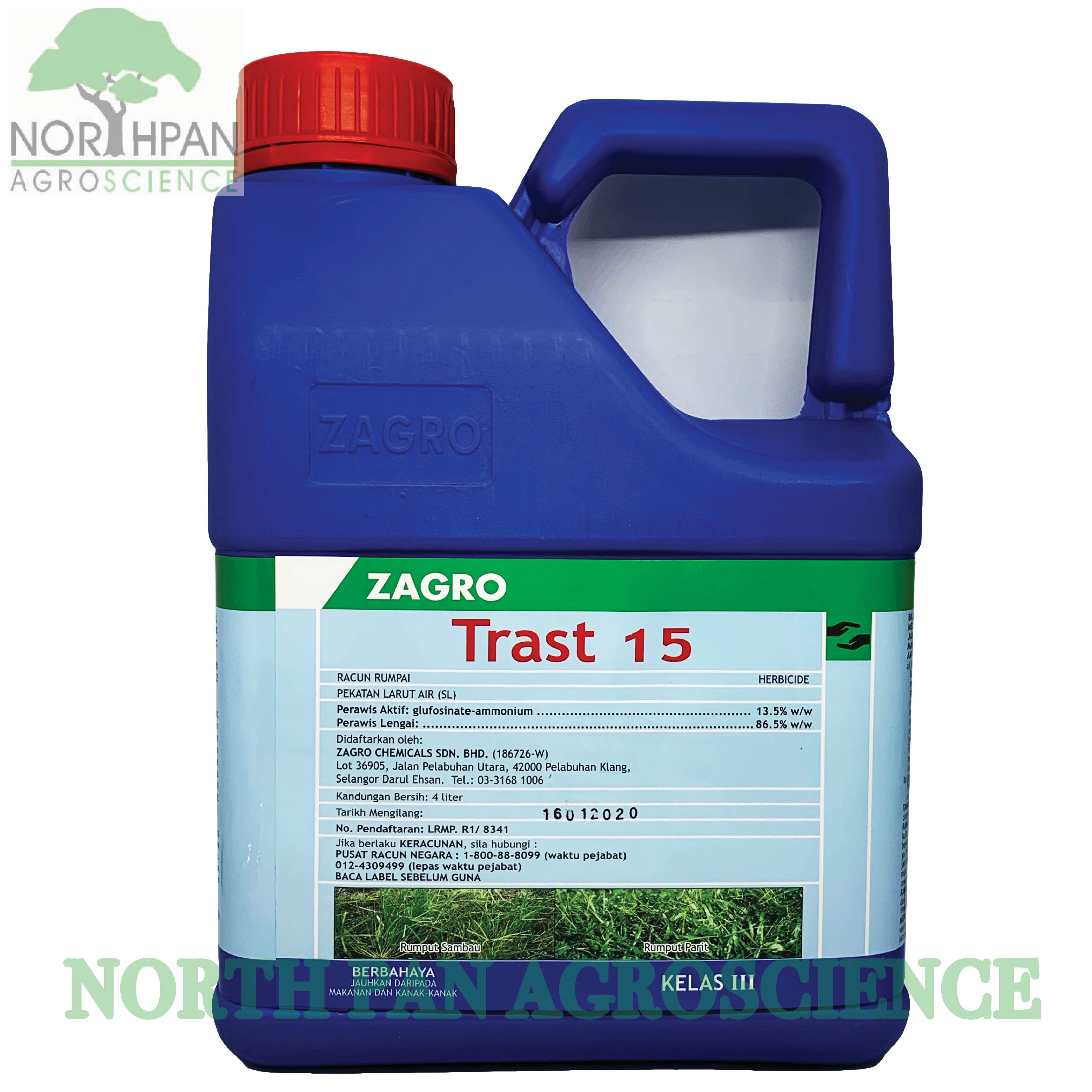 Trast 15 / 4L / Herbicides / Zagro | Lazada