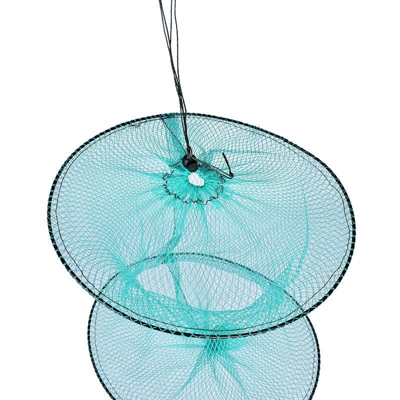 CHUA ????Ready Stock????Folding Round Metal Frame Nylon Mesh Crab ...