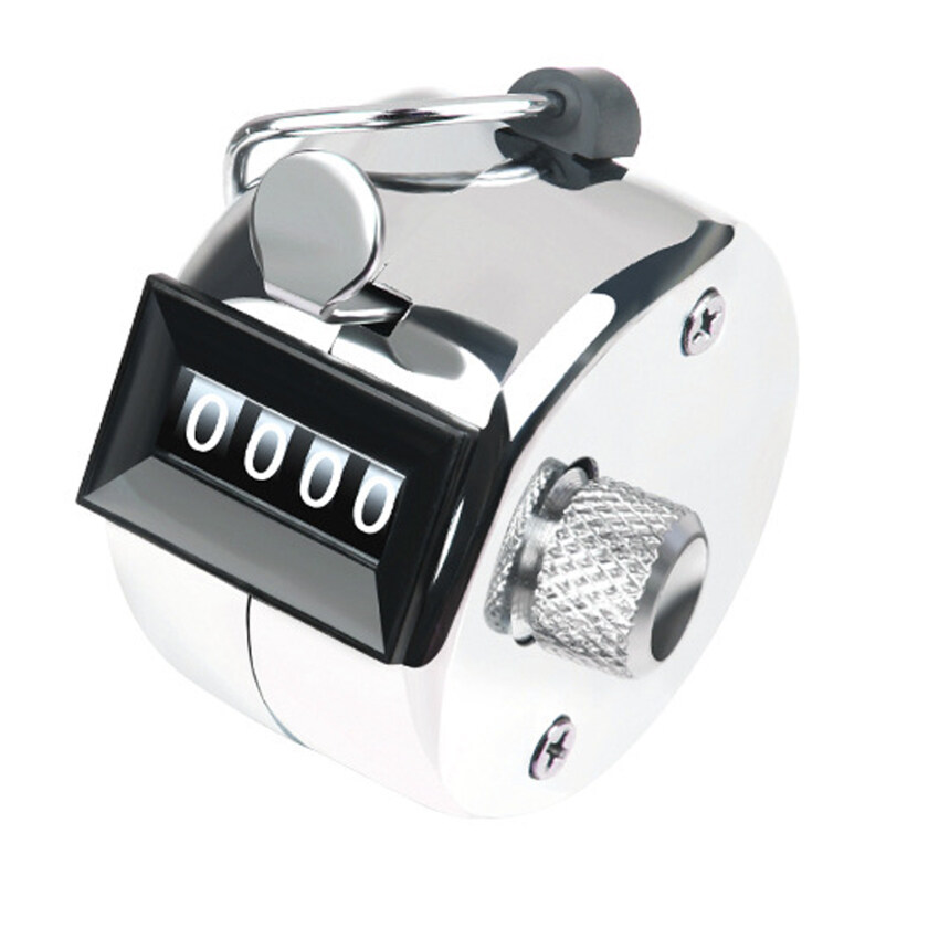 4 Digit Number Hand Held Tally Counter Digital Golf Clicker Manual ...